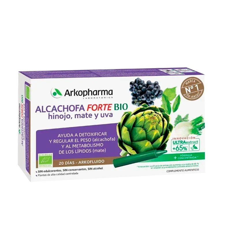 ARKOFLUIDO ALCACHOFA FORTE 15 ml 20 AMPOLLAS BEBIBLES